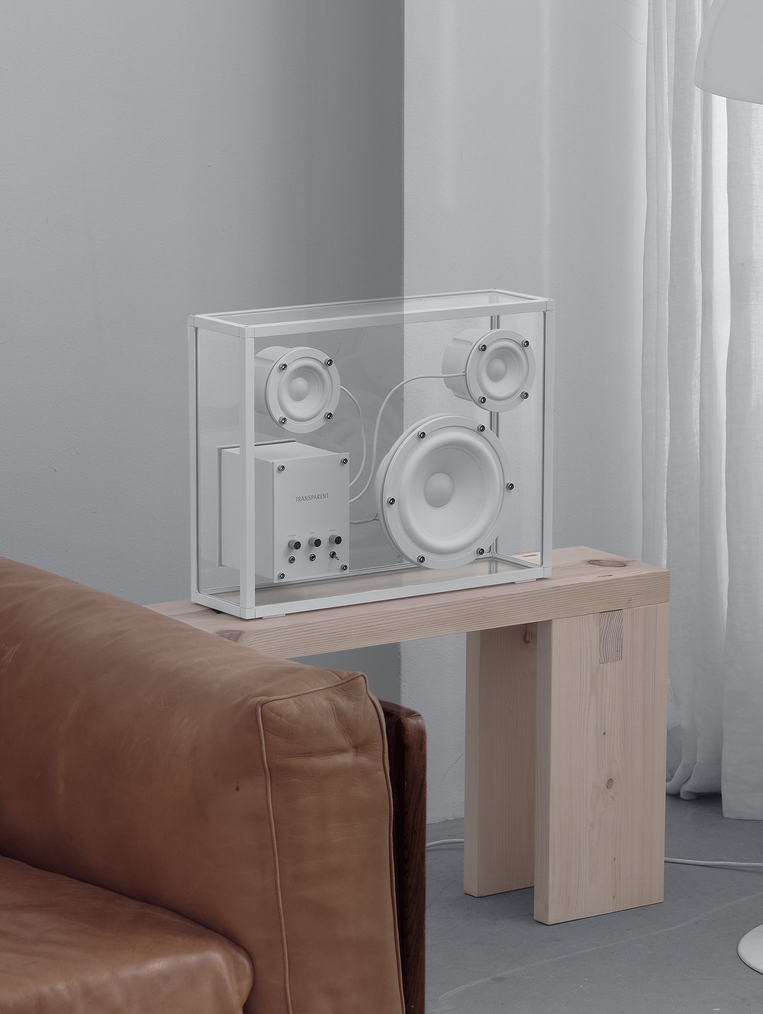 Large Transparent Speaker by Transparent – Really Well Made